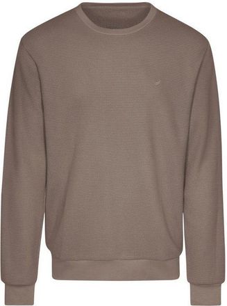 Trigema Sweatshirt TRIGEMA Sweatshirt in Waffeloptik