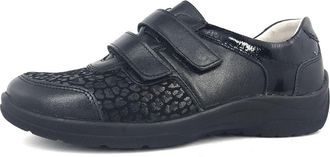 Waldl&auml;ufer Hesna Damenschuhe Halbschuhe Bequem Klettschuh Schwarz Freizeit, Schuhgr&ouml;&szlig;e:EUR 38.5 | UK 5.5