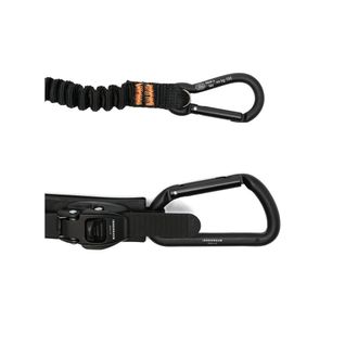 Innerraum Bungee-Cord with Carabiner Clasp Belt - Black