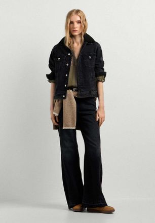 Pepe Jeans London Jeansjacke Jeansjacke CRESCENT TRUCKER JACKET TEDDY