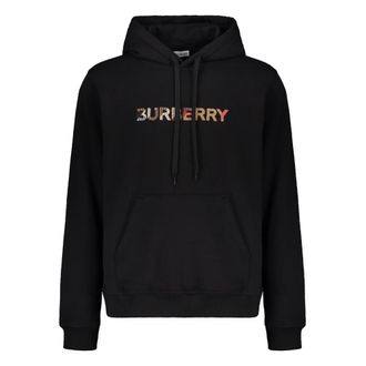 Burberry Cotton Hoodie - - Sweatshirts & Hoodies - Herren - Schwarzk - M