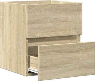 Generic Wandmontierter Waschbeckenschrank mit 2 Schubladen, Moderne Badezimmer-Waschtischschr&auml;nke, Wasserdichter Aufbewahrungsschrank Unter Dem (41 x 38,5 x 4