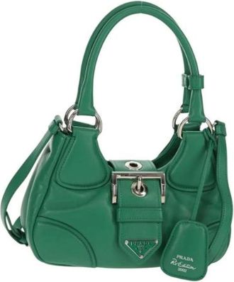 Prada Sac bandouli&egrave;re vintage Pre-owned - Femme - Pre-owned - Vert - Taille: ONE Size