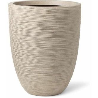 Capi Capi - Vase élégant bas europe - waste rib nl - 46 x 58 cm - Terrazzo beige
