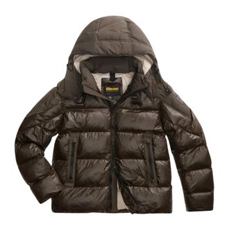 Blauer Kiernan Kurze Steppjacke - - Jackets - Herren - Braun - S