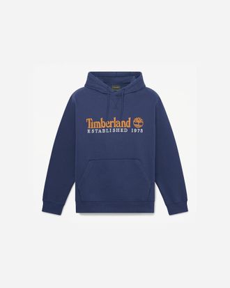 Timberland Hoodie mit Established 1973-Logostickerei f&uuml;r Herren in Dunkelblau, Herren, Blau, Gr&ouml;&szlig;e