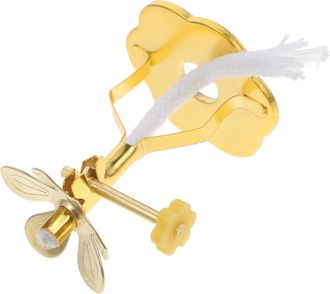 DOITOOL Einstellbarer Docht Halter aus Langlebiger Legierung f&uuml;r &Ouml;llampen Stabiler &Ouml;lhalter f&uuml;r Buddhistische Tempel Sicherer Dochtst&auml;nder Kleiner Lampendocht