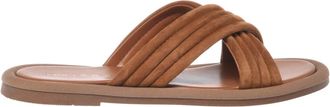 Baldinini Femme, Chaussures, Brun, Taille: 38 1/2 EU Suede Mule