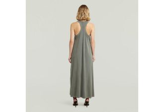 G-Star Maxikleid Washed Tank Maxi Dress wmn mit Racerback, Baumwolle