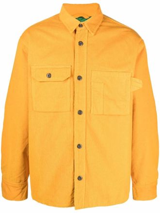 Diesel surchemise en velours c&ocirc;tel&eacute; - Jaune