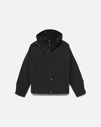 Timberland Wasserdichte Winnick 3-in-1-Jacke f&uuml;r Damen in Schwarz, Damen, Schwarz, Gr&ouml;&szlig;e