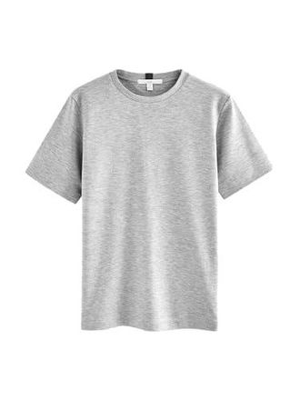 Next Femme T-Shirt Ras du Cou &eacute;pais &agrave; Manches Courtes Gris 38