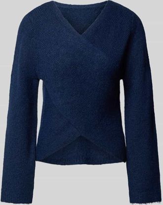 Only Regular Fit Pullover in Wickeloptik Modell ONLMAGGIE
