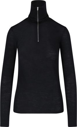 Jil Sander Rollkragenpullover - Schwarz