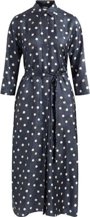 Max Mara Femme, Robes, Bleu, Taille: 38 FR Leva Shirt Dress