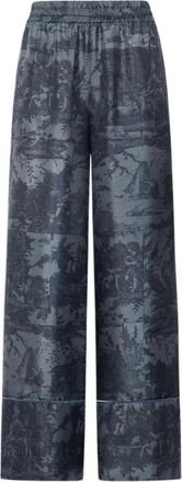 Pierre-Louis Mascia Femme, Pantalons, Noir, Taille: 36 FR Aloegum Wide Pantalons