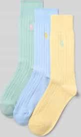 Ralph Lauren Socken aus Baumwoll-Mix im 3er-Pack