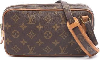 Louis Vuitton sac porté épaule Marly Bandoulière (1990) - Marron