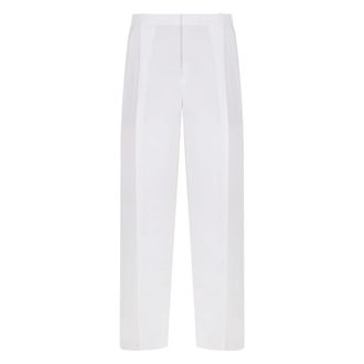 Vince Femme, Pantalons, Blanc, Taille: 38 FR Pantalon Droit