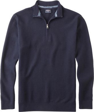 Olymp Herren Strickpullover Casual.Strick,Struktur,978 Knit Regular fit,Marine 18,3XL