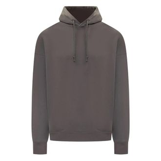 Yohji Yamamoto Homme, Sweatshirts et sweats &agrave; capuche, Gris, Taille: S Sweat &agrave; capuche graphique