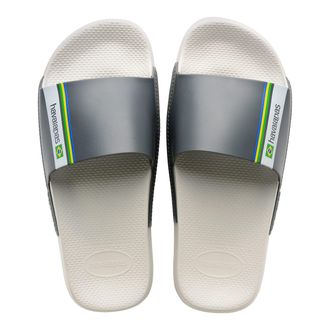 Havaianas Unisex Slide Brasil Slide Sandalen, weiß, 37/38 EU