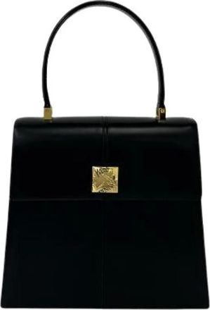 Saint Laurent Sac &agrave; main en cuir doccasion - Femme - Pre-owned - Noir - Taille: ONE Size