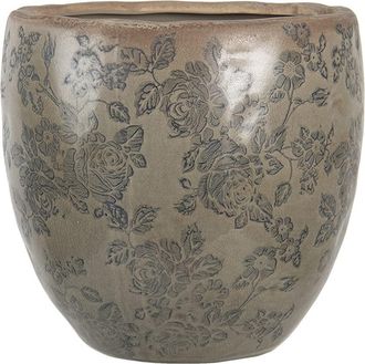 Clayre & Eef Blumentopf grün Ø 20x19 cm 6CE1257L