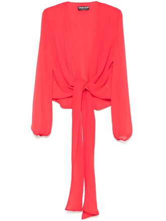 La Petite Robe Di Chiara Boni blouse Takao - Rouge