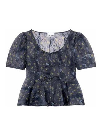 Ganni Bluse - Schwarz