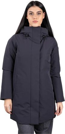 CAPE HORN Femme, Manteaux, Noir, Taille: 36 FR Long Down Coat