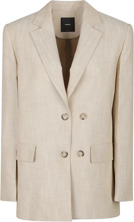 Pinko Pinko, Femme, Vestes, Beige, Taille: 36 FR Veste &Eacute;l&eacute;gante Elevation