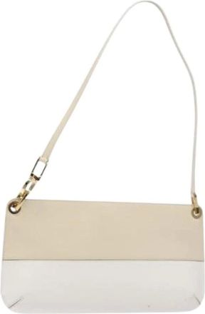 Ferragamo Pre-owned Cuir sacs-main - Femme - Pre-owned - Beige - Taille: ONE Size