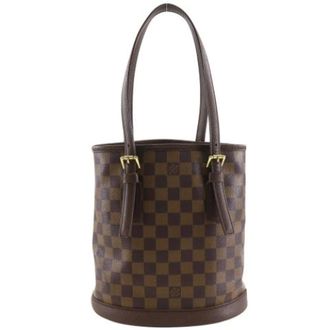 Louis Vuitton Sac seau Damier Canvas Pre-owned - Femme - Pre-owned - Brun - Taille: ONE Size
