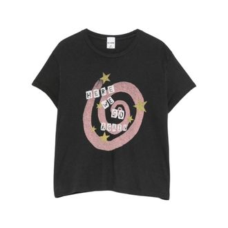 Re/Done T-Shirt - - Tops - Damen - Schwarzk - XS