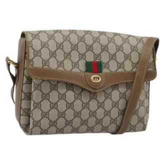 Gucci Sac bandouli&egrave;re vintage GG Canvas Pre-owned - Femme - Pre-owned - Beige - Taille: ONE Size