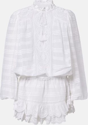 Isabel Marant Robe Preya brod&eacute;e en coton