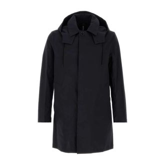 Mackintosh Cambridge Hood Coat - - Jackets - Herren - Blau - S