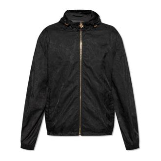 Versace Veste Coupe-Vent Barocco Jacquard - Homme - Vestes - Noir - Taille: XL