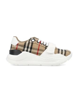 Burberry Low-Top Sneaker - Check Womans Sneakers - Gr. 35 (EU) - in Wei&szlig; - f&uuml;r Damen