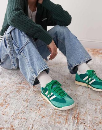 adidas Originals SL 72 RS - Baskets - Vert/blanc