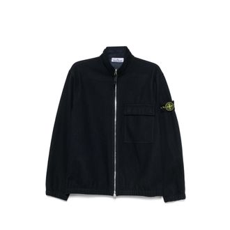 Stone Island Logo-patch Zip-up Jacket