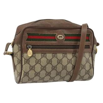 Gucci Sac bandouli&egrave;re en plastique Pre-owned - Femme - Pre-owned - Beige - Taille: ONE Size