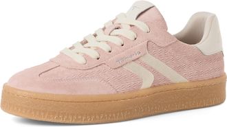 Tamaris Damen Low-Top Sneaker, Frauen Sneaker,Wechselfu&szlig;bett,Comfort Lining,Champagne,Chili patent,Copper,einlege-Sohle,nut,Light Rose,41 EU