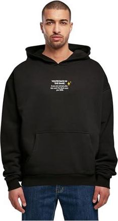 Mister Tee Intepol Ultraheavy Sweat à Capuche surdimensionné Sweatshirt, Noir, XL Homme