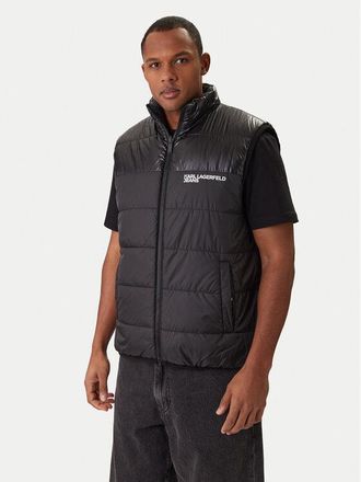 Karl Lagerfeld Weste B1M15043 Schwarz Regular Fit