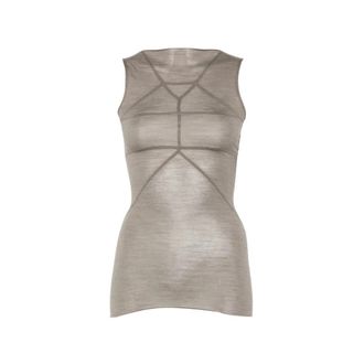 Rick Owens Tank Top - - Tops - Damen - Grau - S