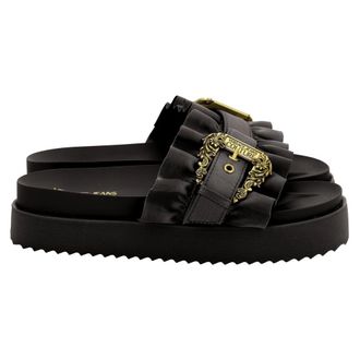 Versace Jeans Couture Femme, Chaussures, Noir, Taille: 37 EU Beach Sandal
