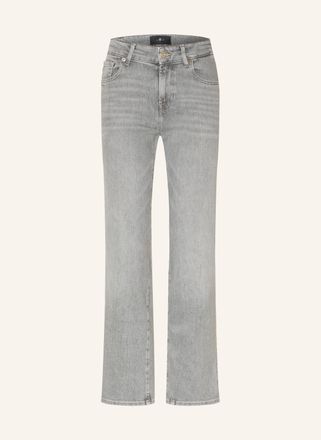7 For All Mankind Straight Jeans Calie grau