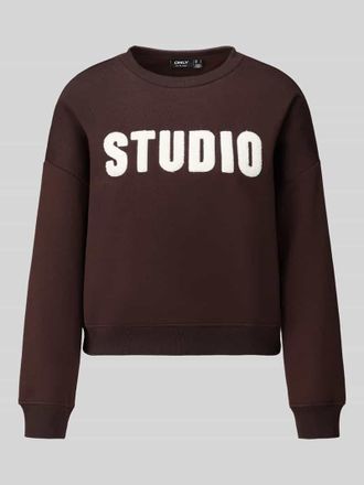 Only Loose Fit Sweatshirt aus Baumwoll-Mix Modell SWEAT